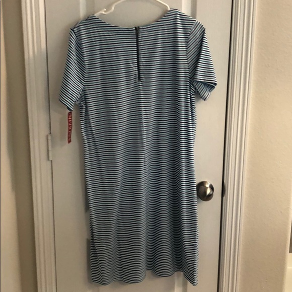 Merona | Dresses | Merona Striped Capsleeved Dress Brand New | Poshmark
